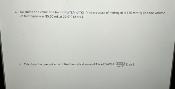 Solved Prelab (10 pts.) 1. Calculate the partial pressure of | Chegg.com Solved Prelab (10 pts.) 1. Calculate the partial pressure of | Chegg.com