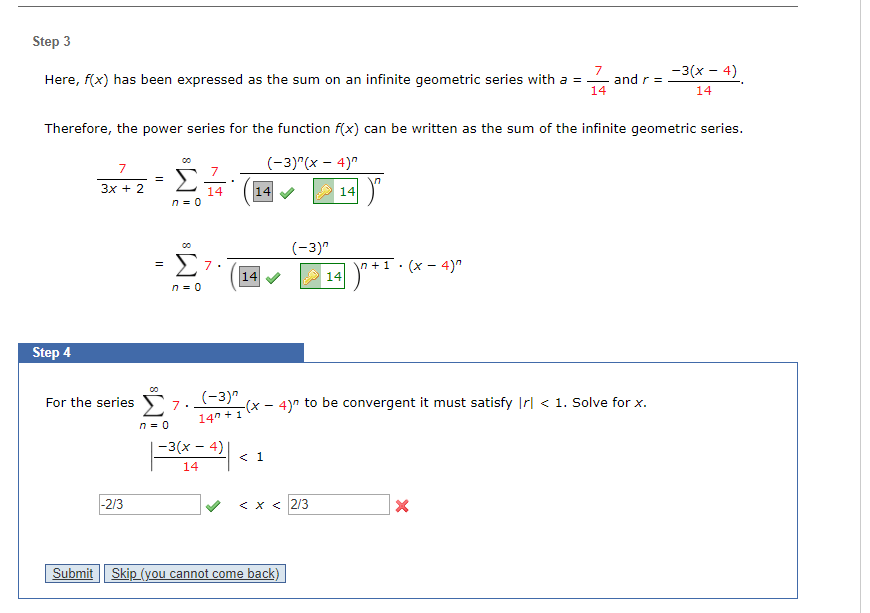Solved Find a power series for the function, centered at c, | Chegg.com