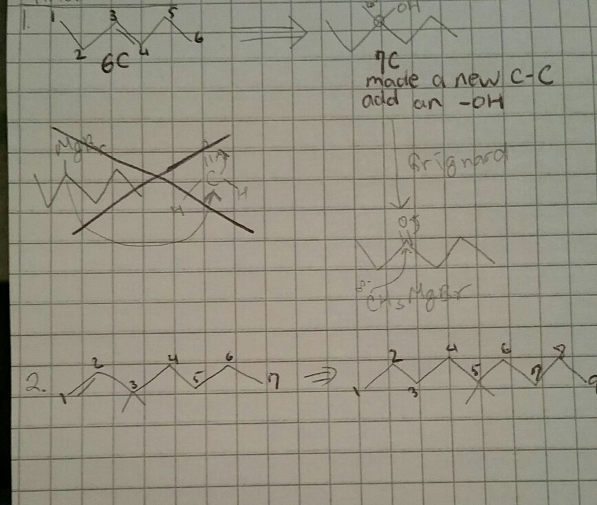 Solved synthesis problem show all steps for the synthesis | Chegg.com