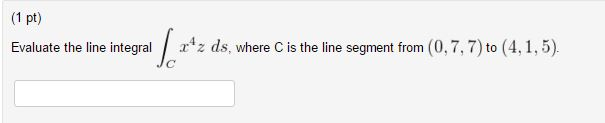 Solved Evaluate the line integral Integral_c x^4z ds, where | Chegg.com