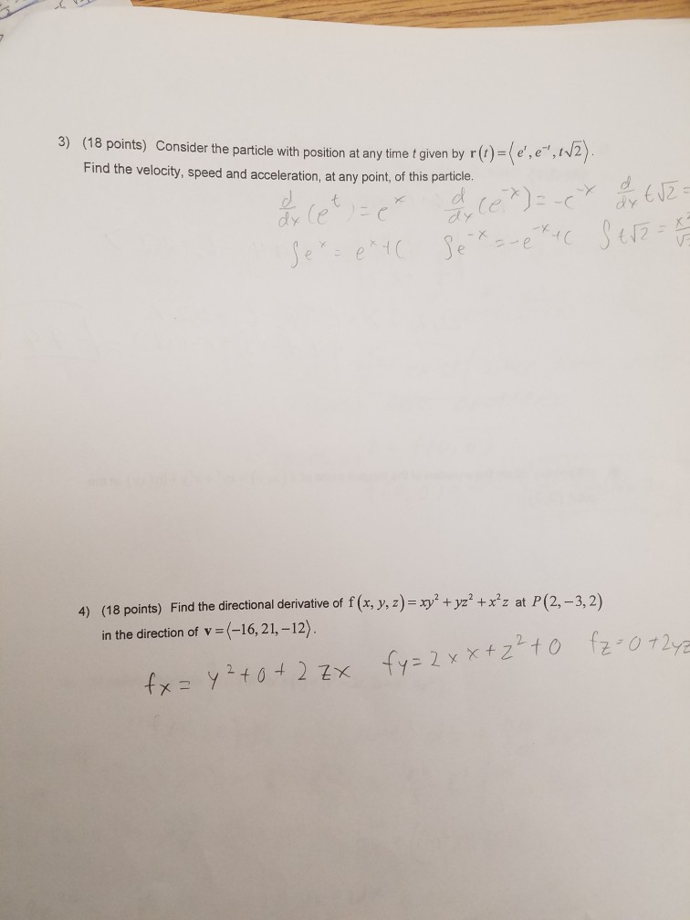 Solved Consider the particle with position at any time t | Chegg.com