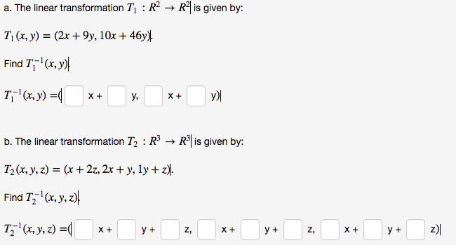 Solved The linear transformation T_1: R^2 rightarrow R^2| is | Chegg.com