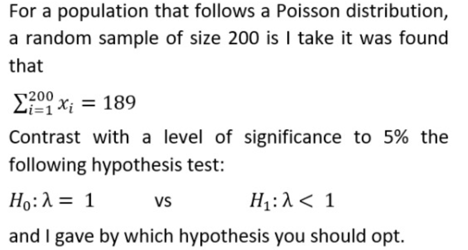 Solved For a population that follows a Poisson distribution, | Chegg.com