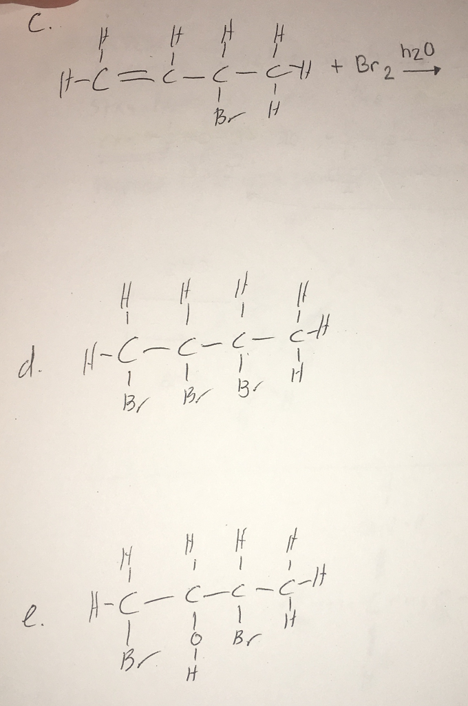 Solved Starting with 1-chlorobutane show how each of the | Chegg.com