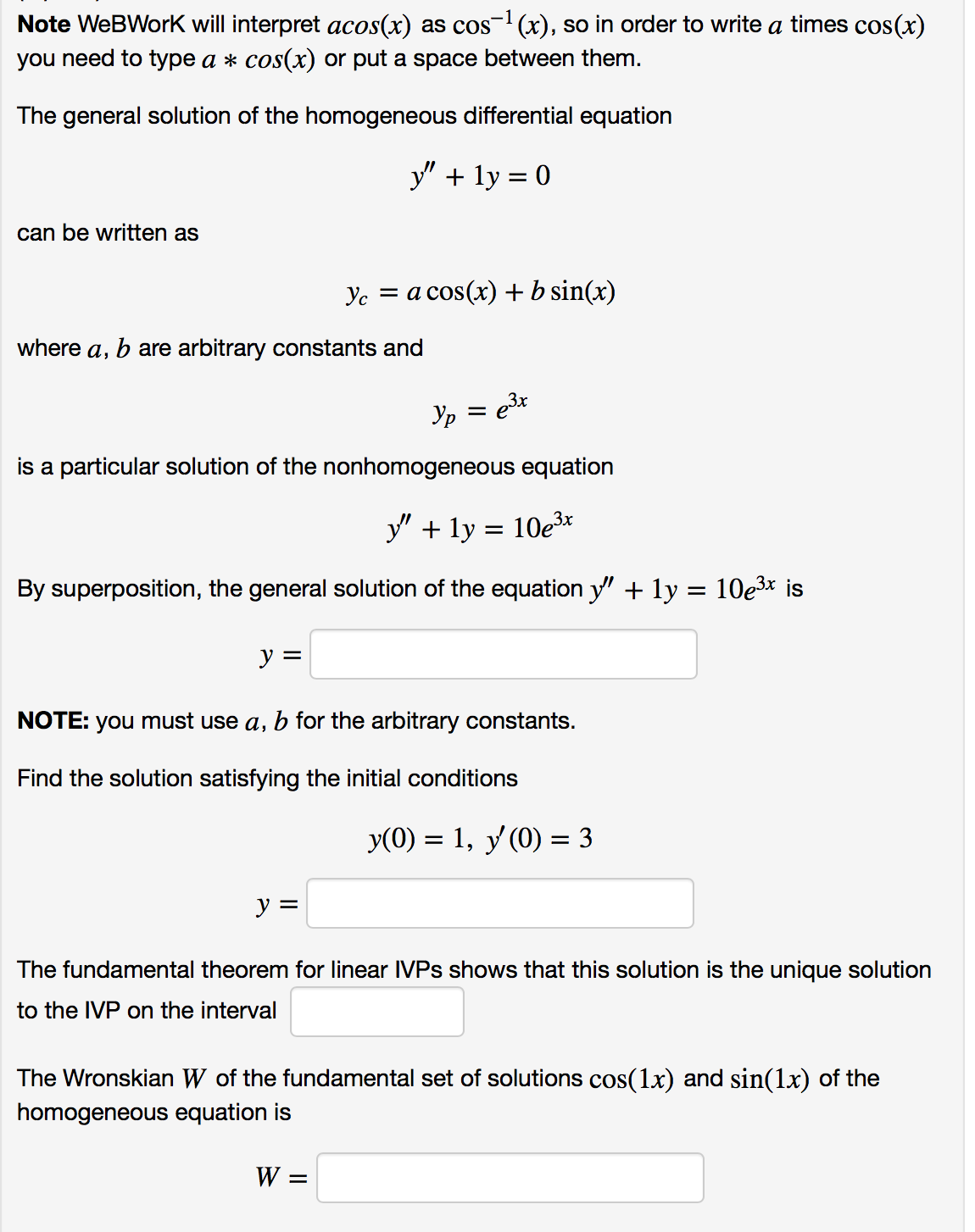 Solved What is the general solution of the equation by | Chegg.com