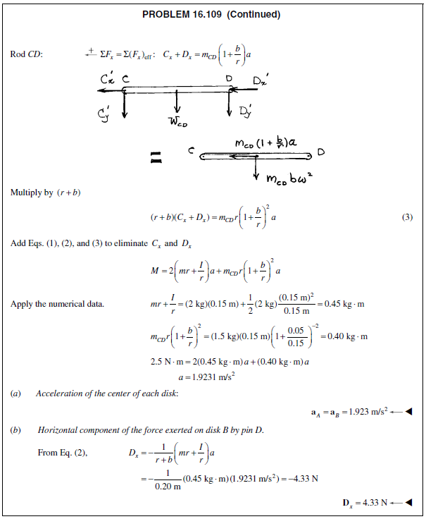 Two Uniform Disks A And B Each Of Mass Of 2 Kg Are 