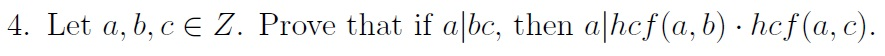 Solved Let a, b, c elementof Z. Prove that if a\bc, then | Chegg.com