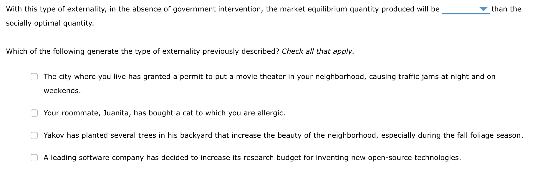 Solved 1. Externalities - Definition and examples An | Chegg.com