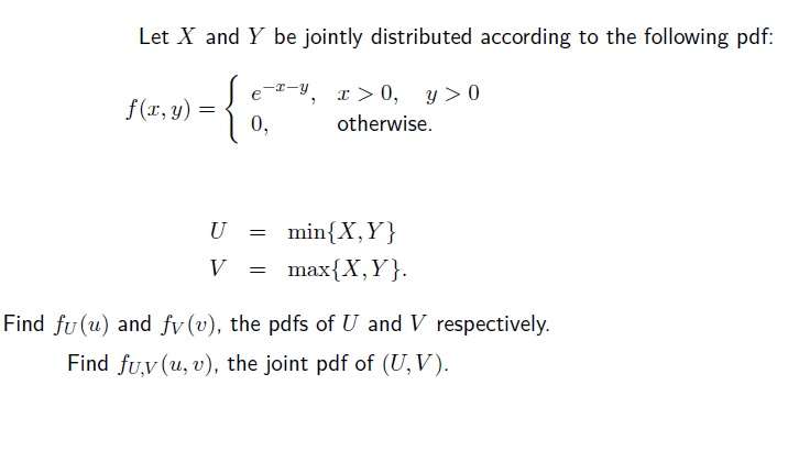 Solved Let X and Y be jointly distributed according to the | Chegg.com