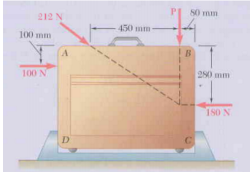 Solved To test the strength of a 625 X 500-mm suitcase, | Chegg.com