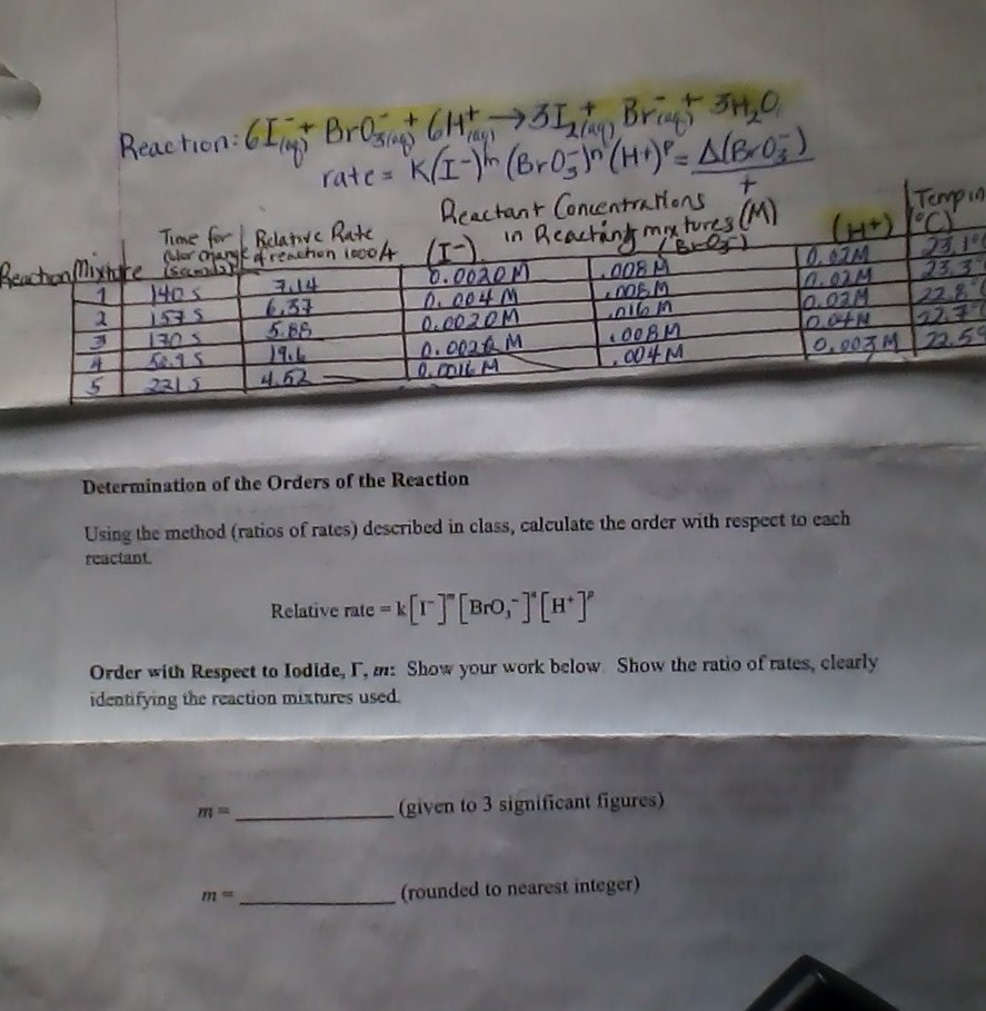 Solved using the information in the table calculate the | Chegg.com