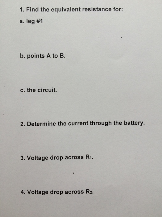 Solved Electric circuit homework help! Please show me all | Chegg.com