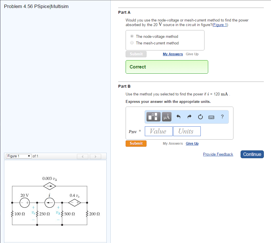 Solved Would you use the node-voltage or mesh-current method | Chegg.com