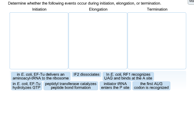 Solved Ma Determine whether the following events occur | Chegg.com