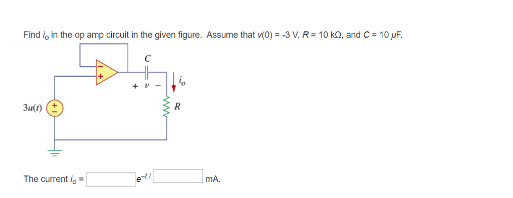 Solved Find io in the op amp circuit in the given figure. | Chegg.com Solved Find io in the op amp circuit in the given figure. | Chegg.com