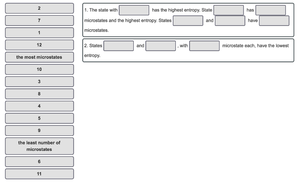 Solved a.) To which state does each microstate | Chegg.com
