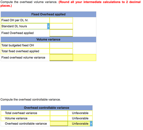 Solved Computation of volume and controllable overhead | Chegg.com