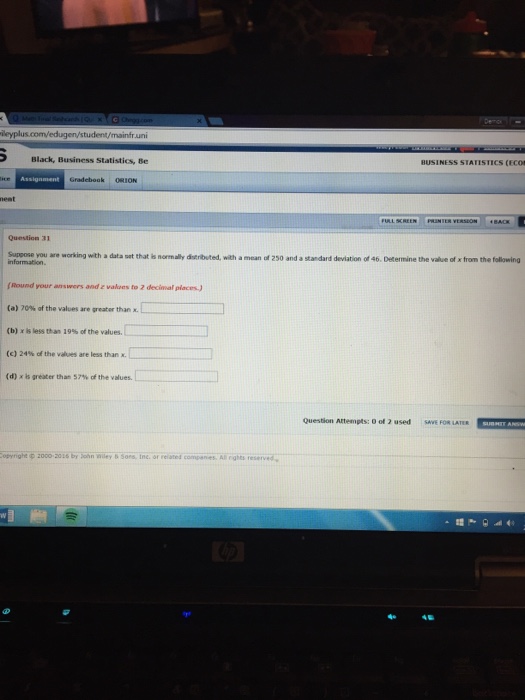 Solved Suppose You Are Working With A Data Set That Is 