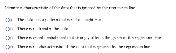Use the given data to find the equation of the regression...get 9