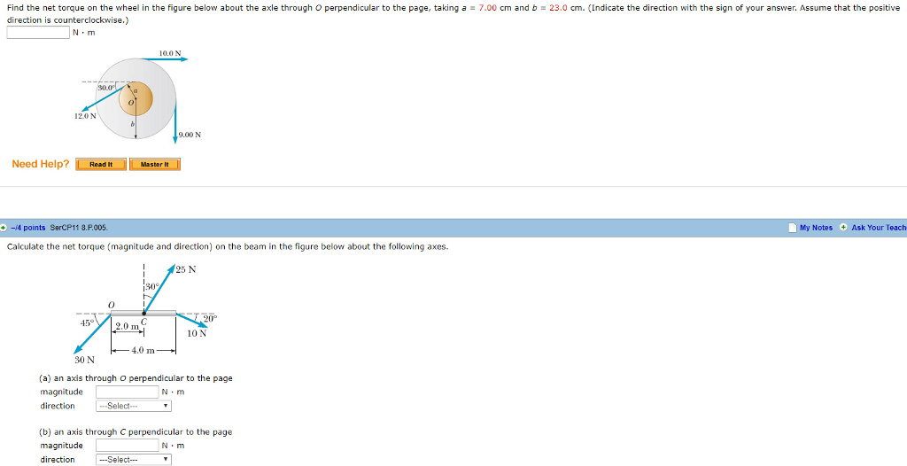 Solved Find the net torque on the wheel in the figure below | Chegg.com