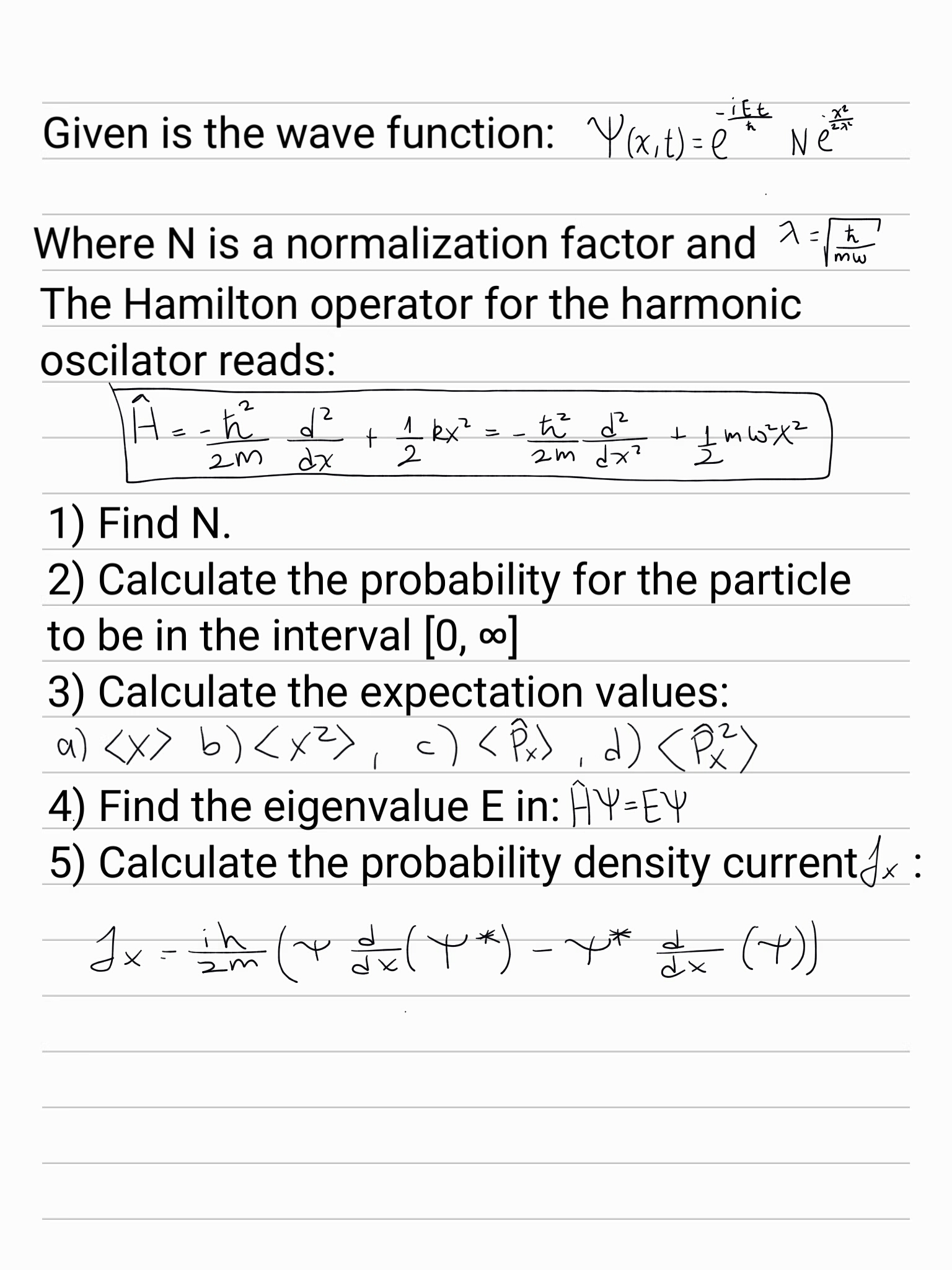 Solved Given Is The Wave Function Where N Is A