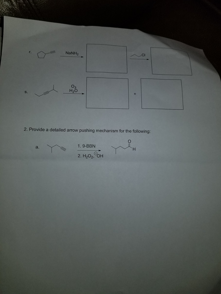 Solved Provide a detailed arrow pushing mechanism for the | Chegg.com