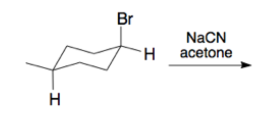 Solved Br NaCN H acetone | Chegg.com
