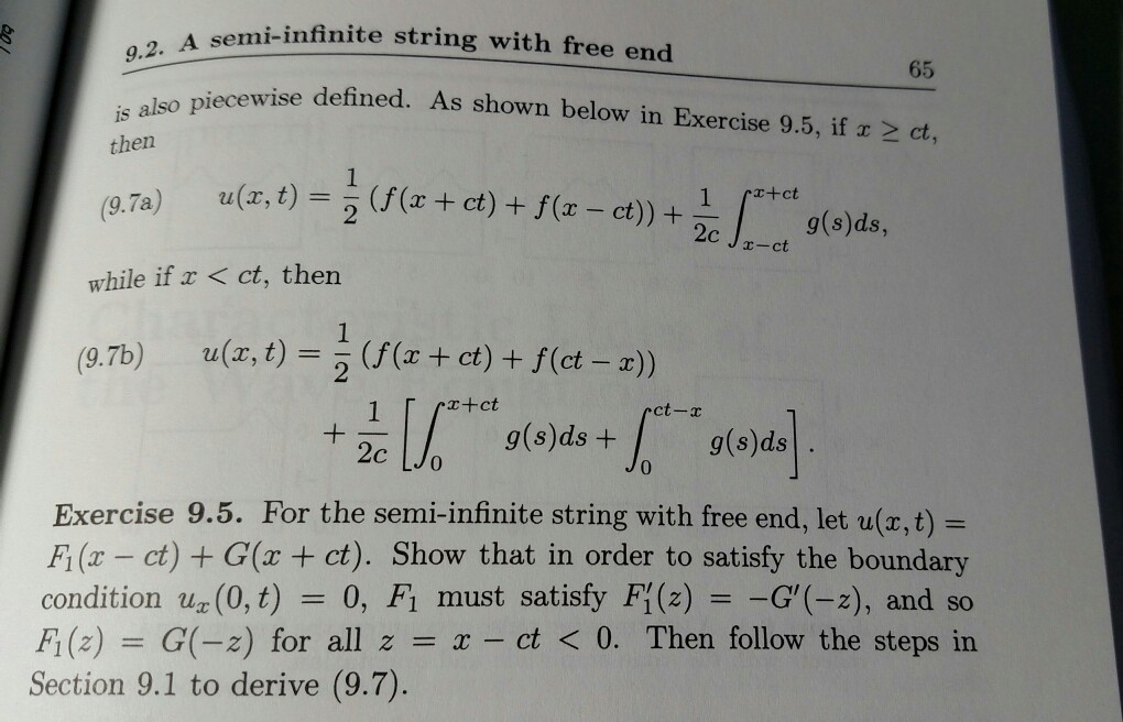 Solved mi-infinite string with free end q.2. A se 65 is also | Chegg.com