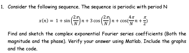 Solved Consider the following sequence. The sequence is | Chegg.com