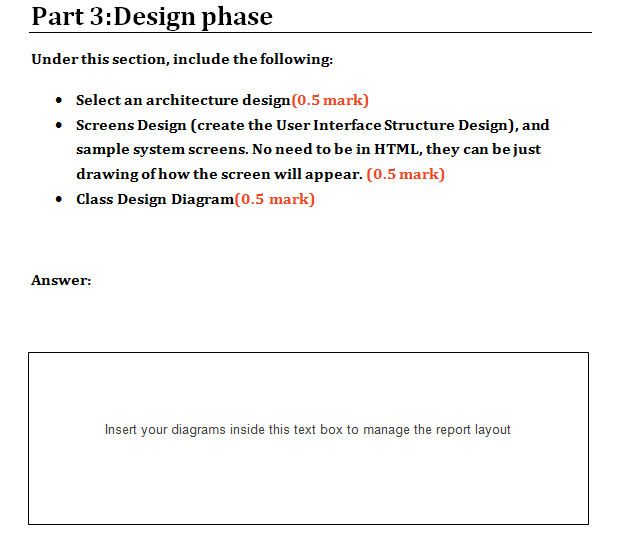 This is my Project * it is important course : | Chegg.com