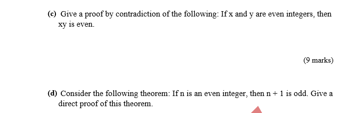 Solved Give a proof by contradiction of the following: If x | Chegg.com