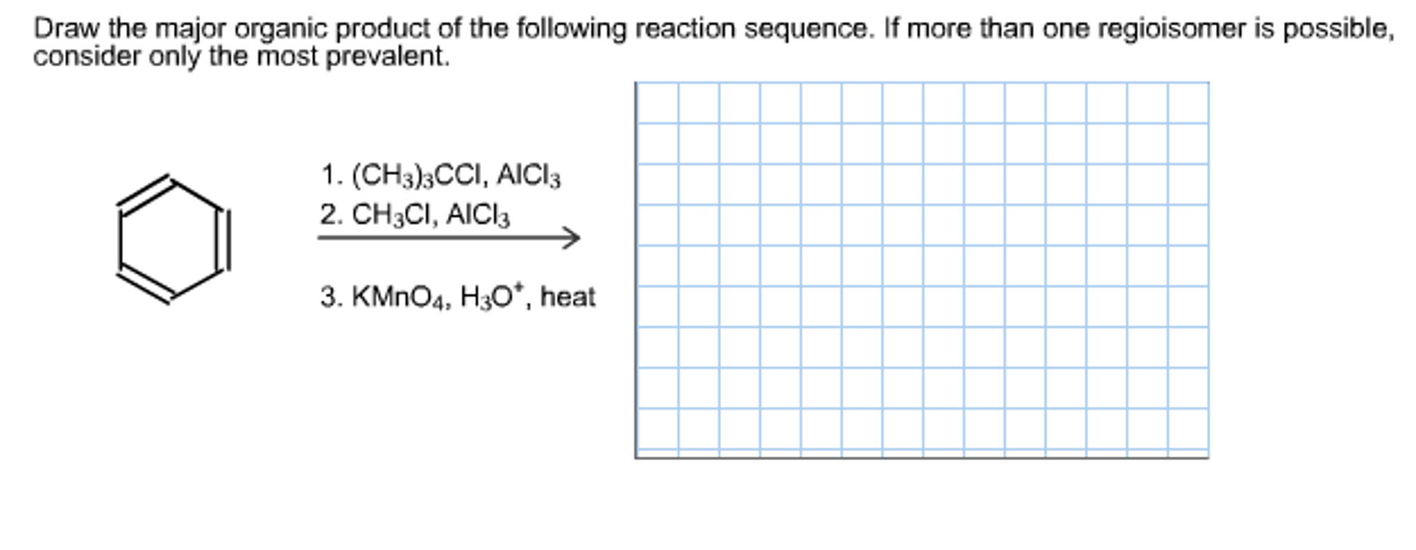 Solved Draw the major organic product of the following | Chegg.com
