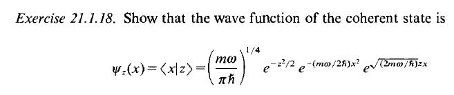 Solved Exercise 21.1.18. Show that the wave function of the | Chegg.com