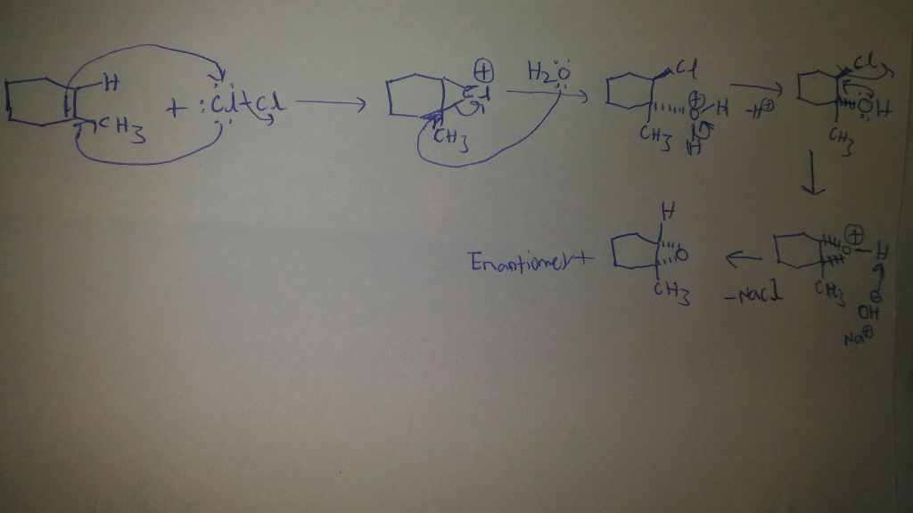 (Solved Homework): Draw a reasonable mechanism for the following ... (Solved Homework): Draw a reasonable mechanism for the following ...