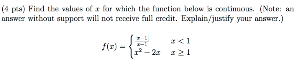 Solved (4 pts) Find the values of r for which the function | Chegg.com