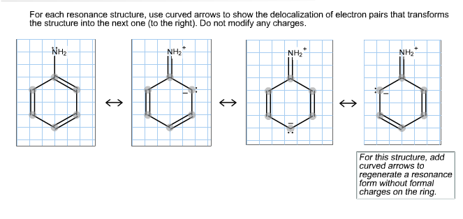 Solved For each resonance structure, use curved arrows to | Chegg.com