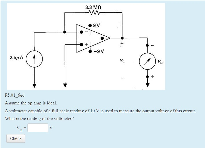 Solved 10 kΩ 5 V 3 V P5.04 9ed Assume the op amp is ideal. | Chegg.com Solved 10 kΩ 5 V 3 V P5.04 9ed Assume the op amp is ideal. | Chegg.com