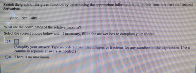 Solved Sketch the graph of the given function by determining | Chegg.com
