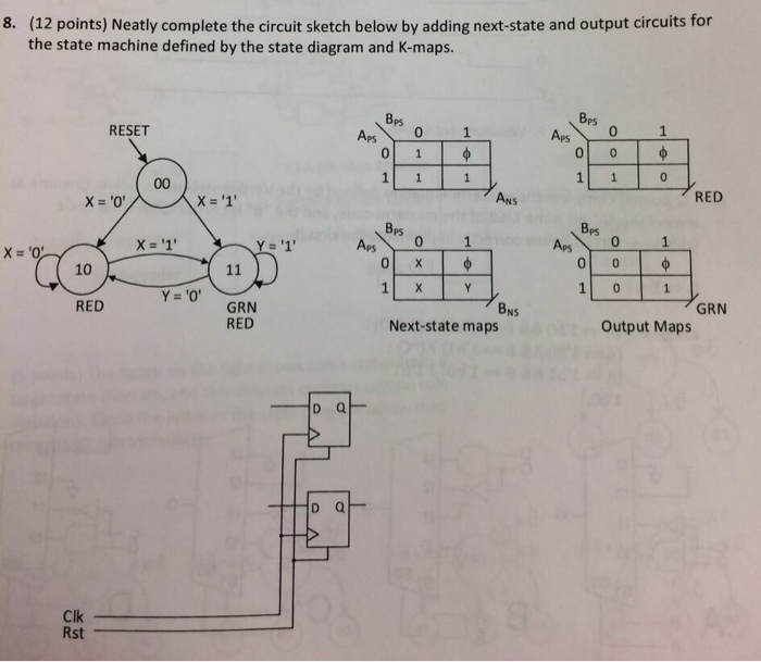 Solved Neatly complete the circuit sketch below by adding | Chegg.com
