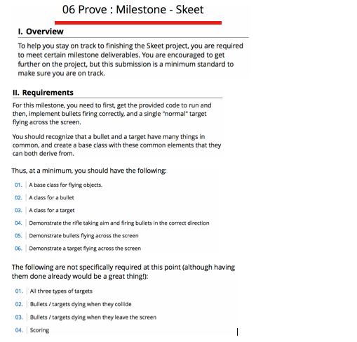 Programming and Data Structures I CS 241 Skeet | Chegg.com