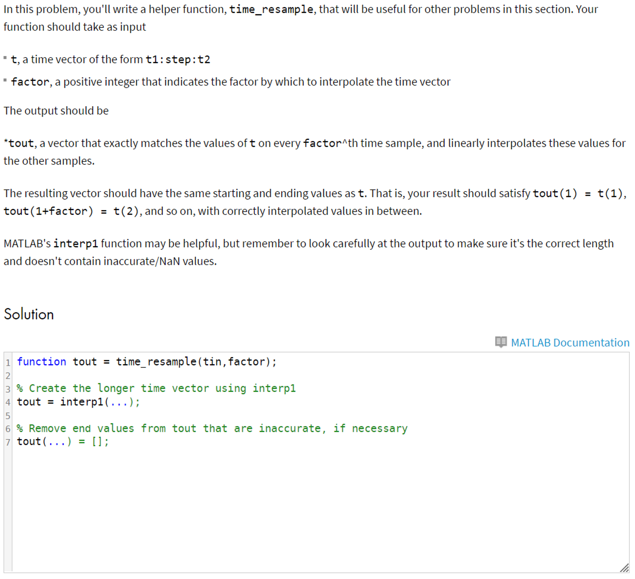 Edit the following MATLAB code to create a more | Chegg.com