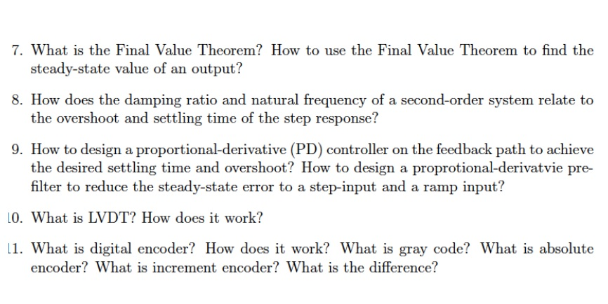 Solved What is the Final Value Theorem? How to use the Final | Chegg.com