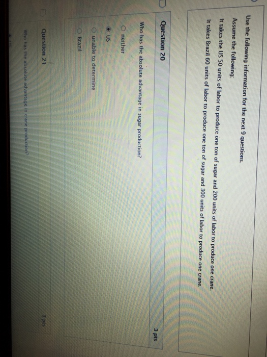 Solved Use the following information for the next 9 | Chegg.com