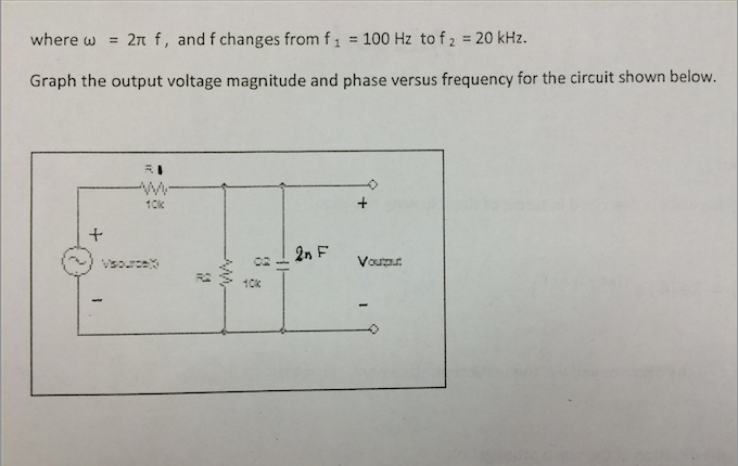 Solved The voltage source of the circuit shown below is | Chegg.com