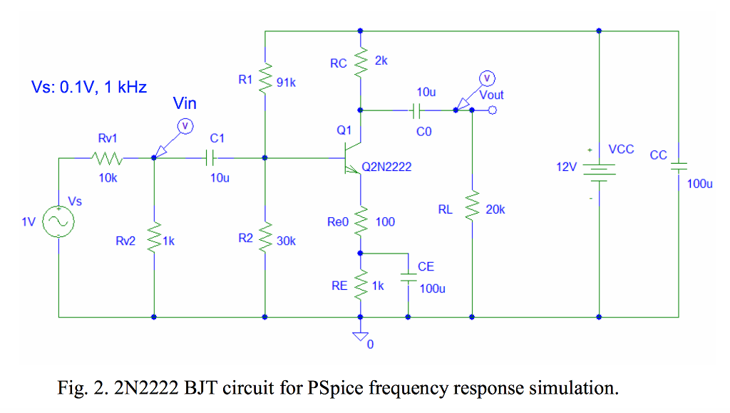 Solved 4. Construct the Common Emitter (CE) amplifier | Chegg.com
