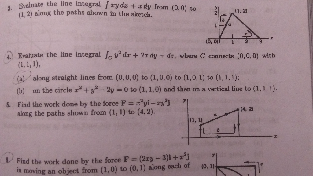 Solved Evaluate t line integral integral xy dx + x dy from | Chegg.com