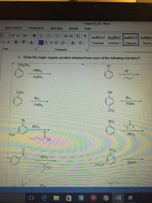 Solved Draw the major organic product obtained from each of | Chegg.com