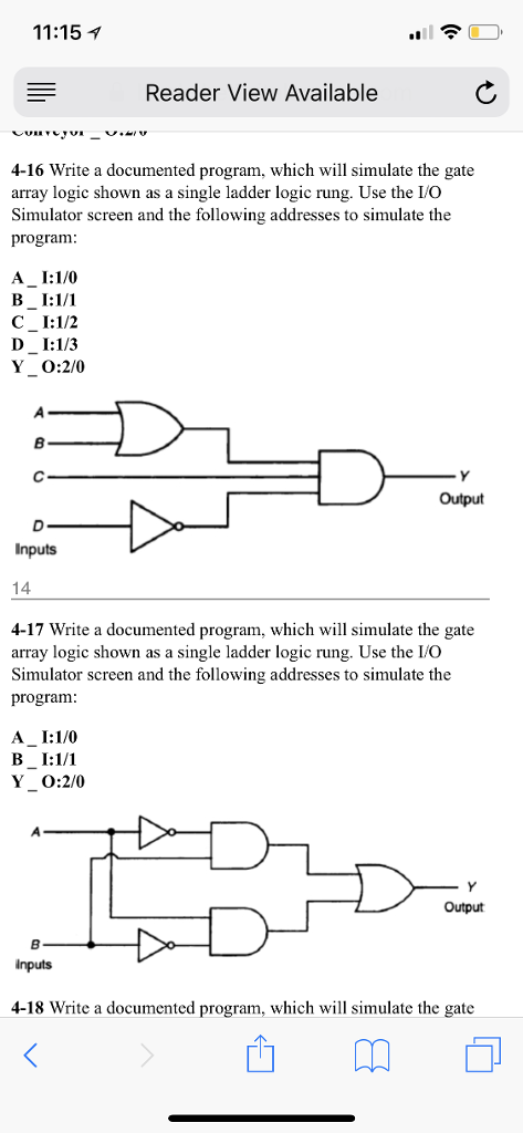 Write The Ladder Logic Program Draw The Logic Gate Lenaequity