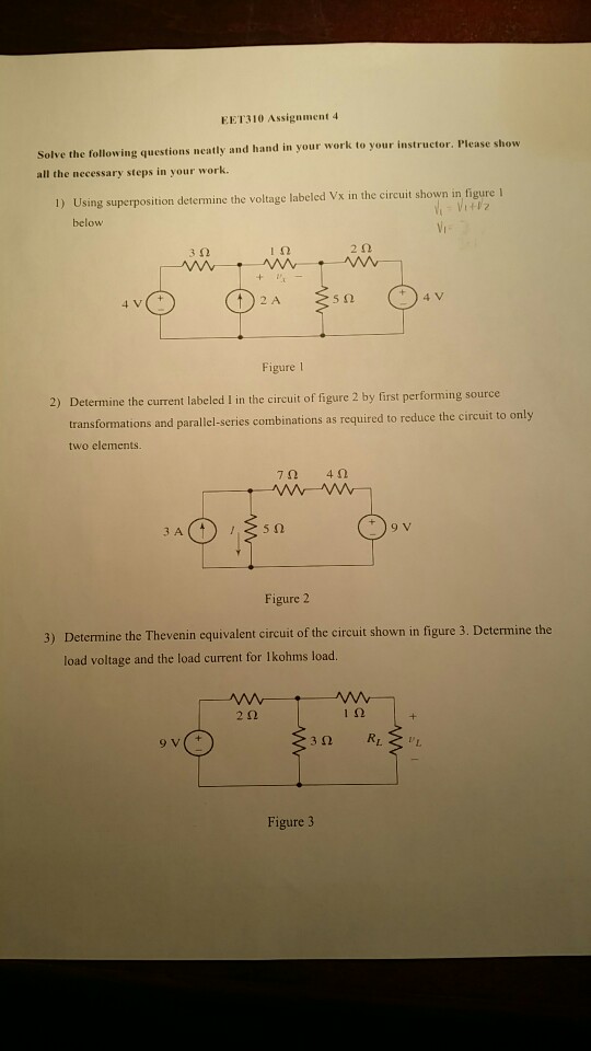 Solved EET310 Assignment Solve the following questions | Chegg.com