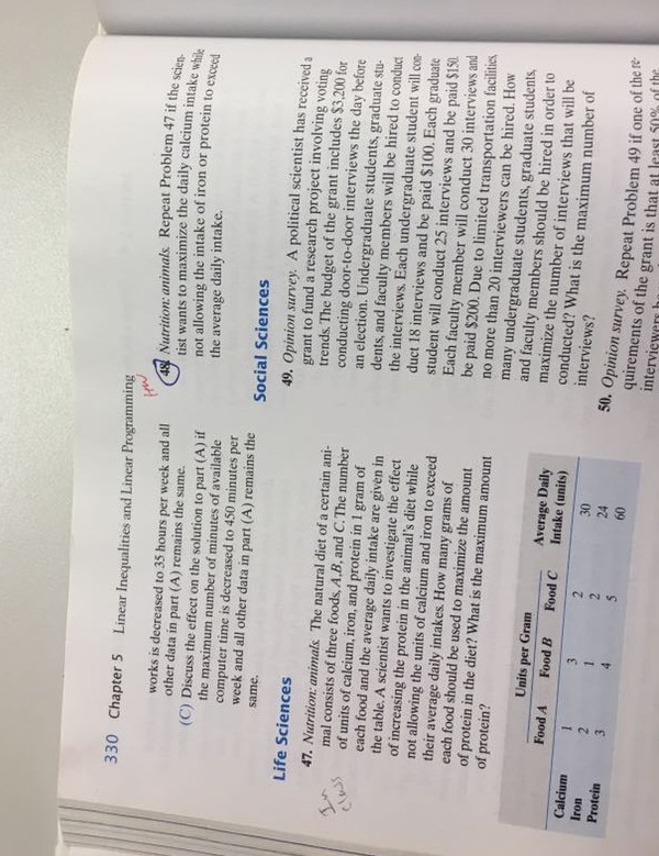 330 Chapter 5 Linear Inequalities and Linear | Chegg.com